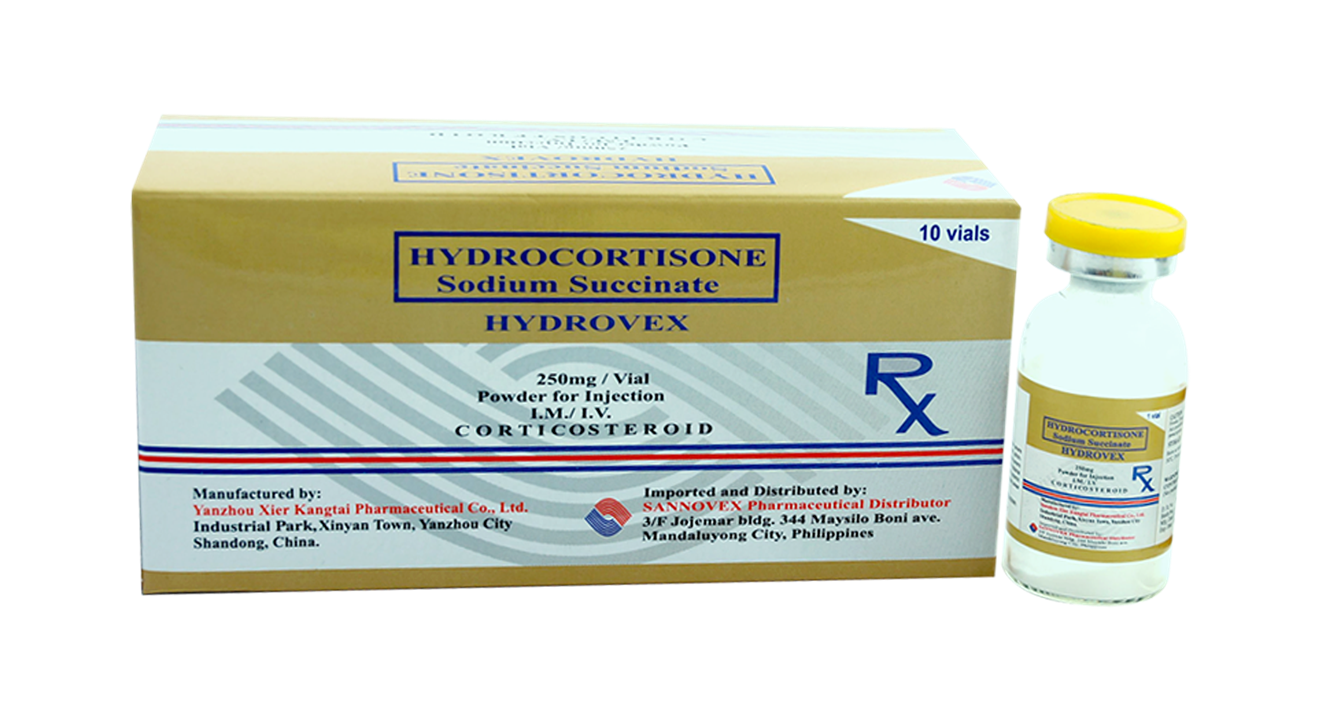 HYDROVEX Hydrocortisone Sodium Succinate 250mg Powder for IM/IV ...